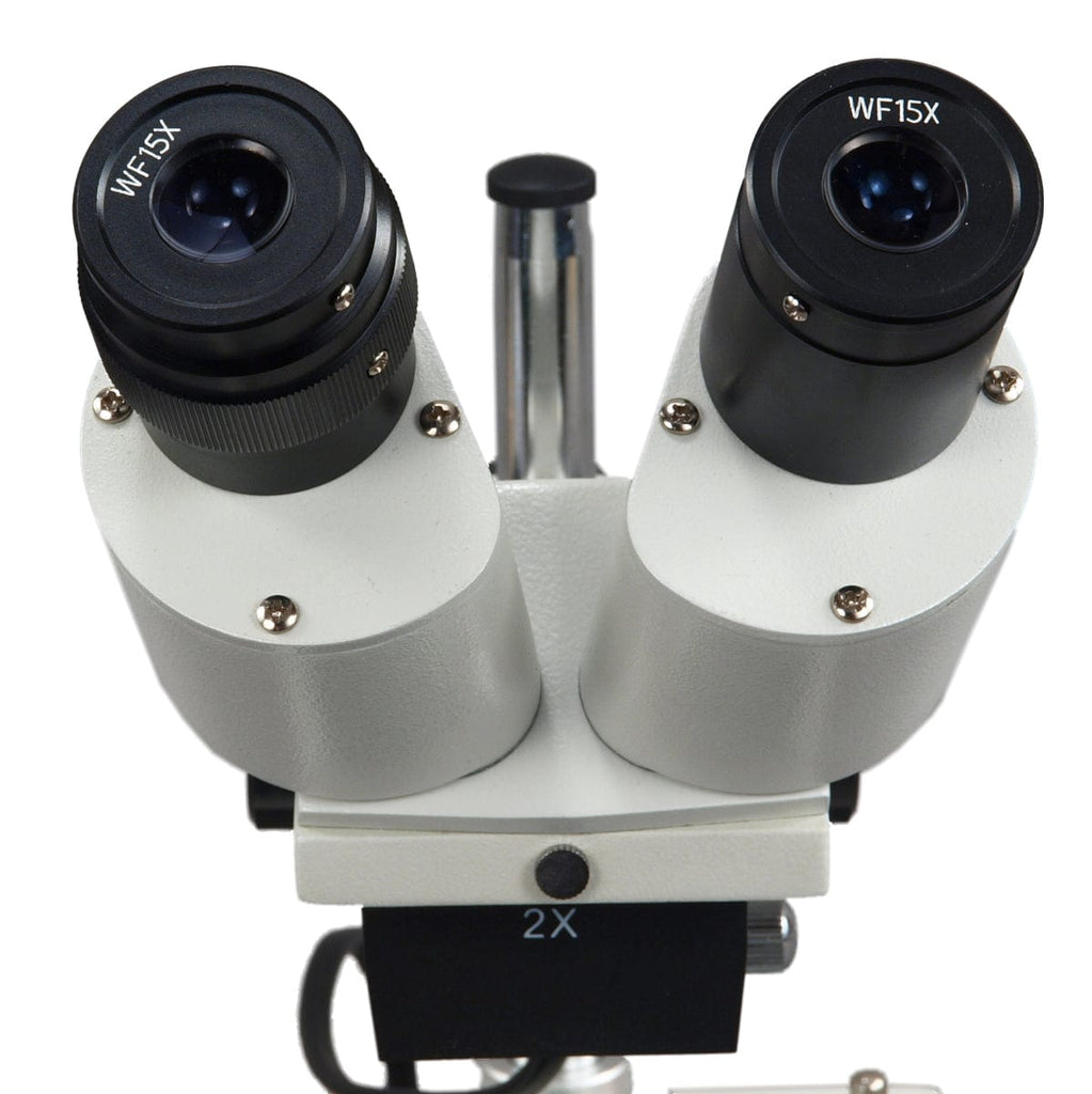 OMAX 30X Student Binocular Stereo Microscope with Top & Bottom Lights ...