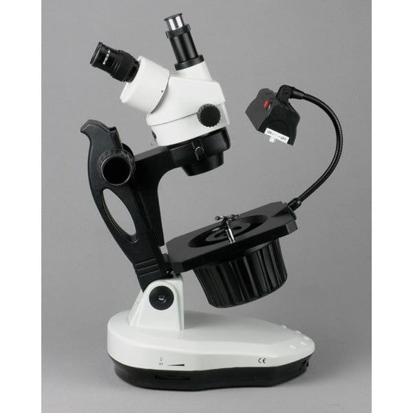 AmScope GM400 Series Advanced Jewel Gem Zoom Trinocular Stereo Microsc
