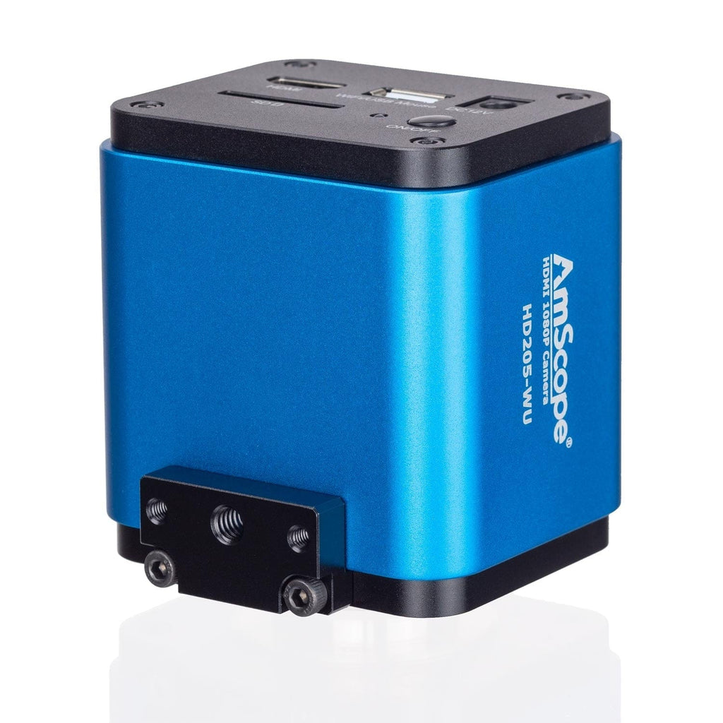 AmScope HD Series 1080p 5.0MP HDMI + Wi-Fi Color CMOS C-mount Microsco
