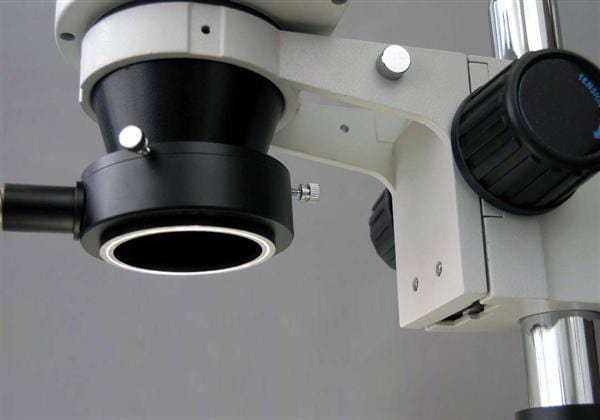 AmScope Fiber Optic Ring Light Attachment For Microscope Illuminator