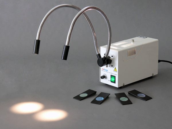 AmScope 150W Fiber Optical Microscope Illuminator Light Box