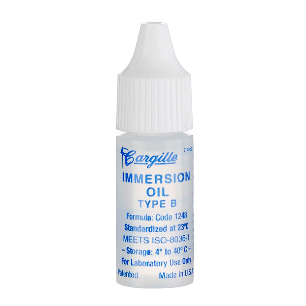 AmScope Cargille Type B High-viscosity Immersion Oil 1/4 Oz for Light