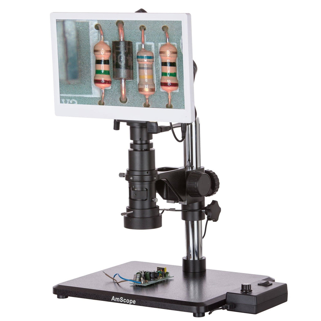 AmScope H800 Series Zoom Inspection Digital Microscope 0.7X-5X Magnifi