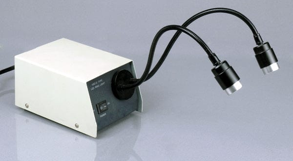 AmScope 14-LED Microscope Dual Gooseneck Lights
