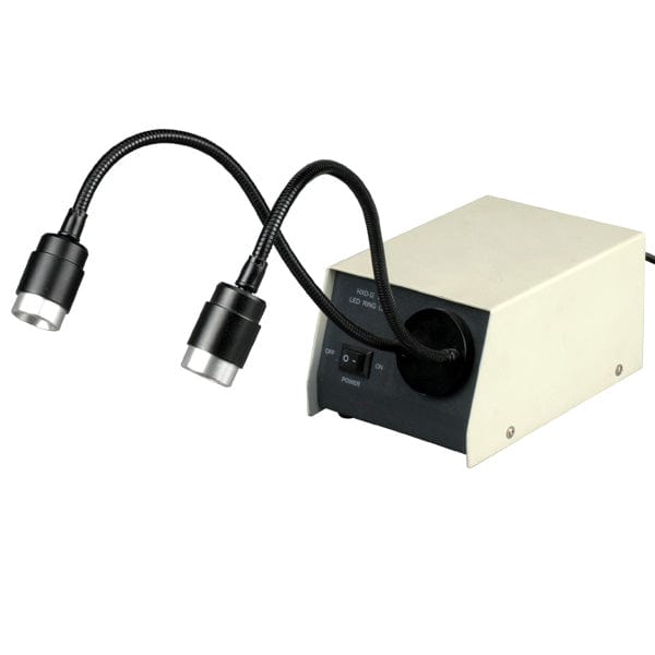 AmScope 14-LED Microscope Dual Gooseneck Lights