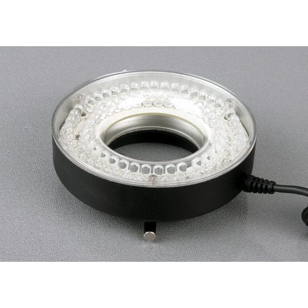 AmScope 60-LED Heavy-duty Microscope Ring Light with Solid Metal Const