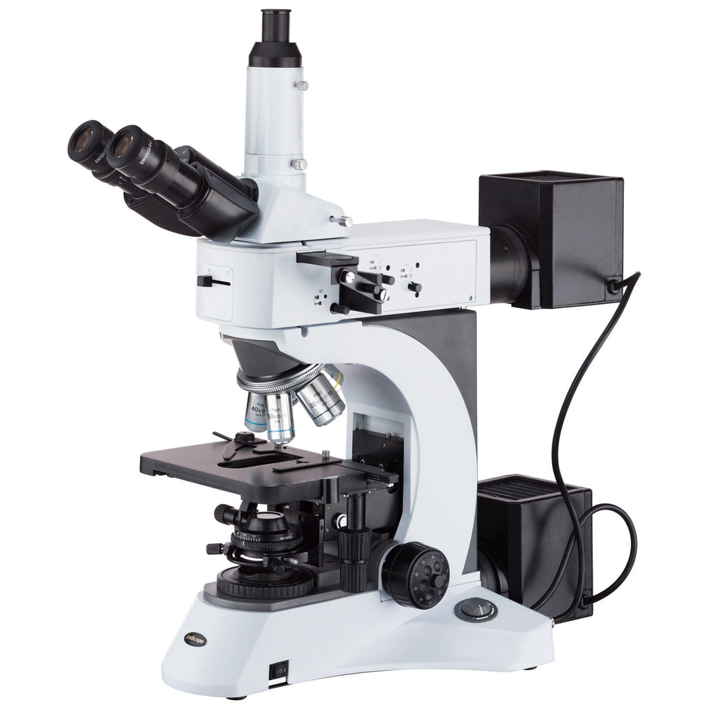 AmScope ME520 Series Infinity-Corrected Darkfield Metallurgical Trinoc