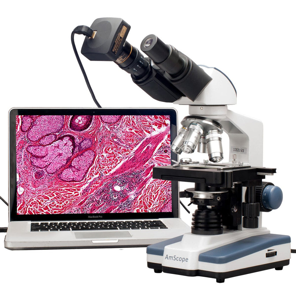 AmScope B120 Series Binocular Compound Microscope 40X-2000X Magnificat