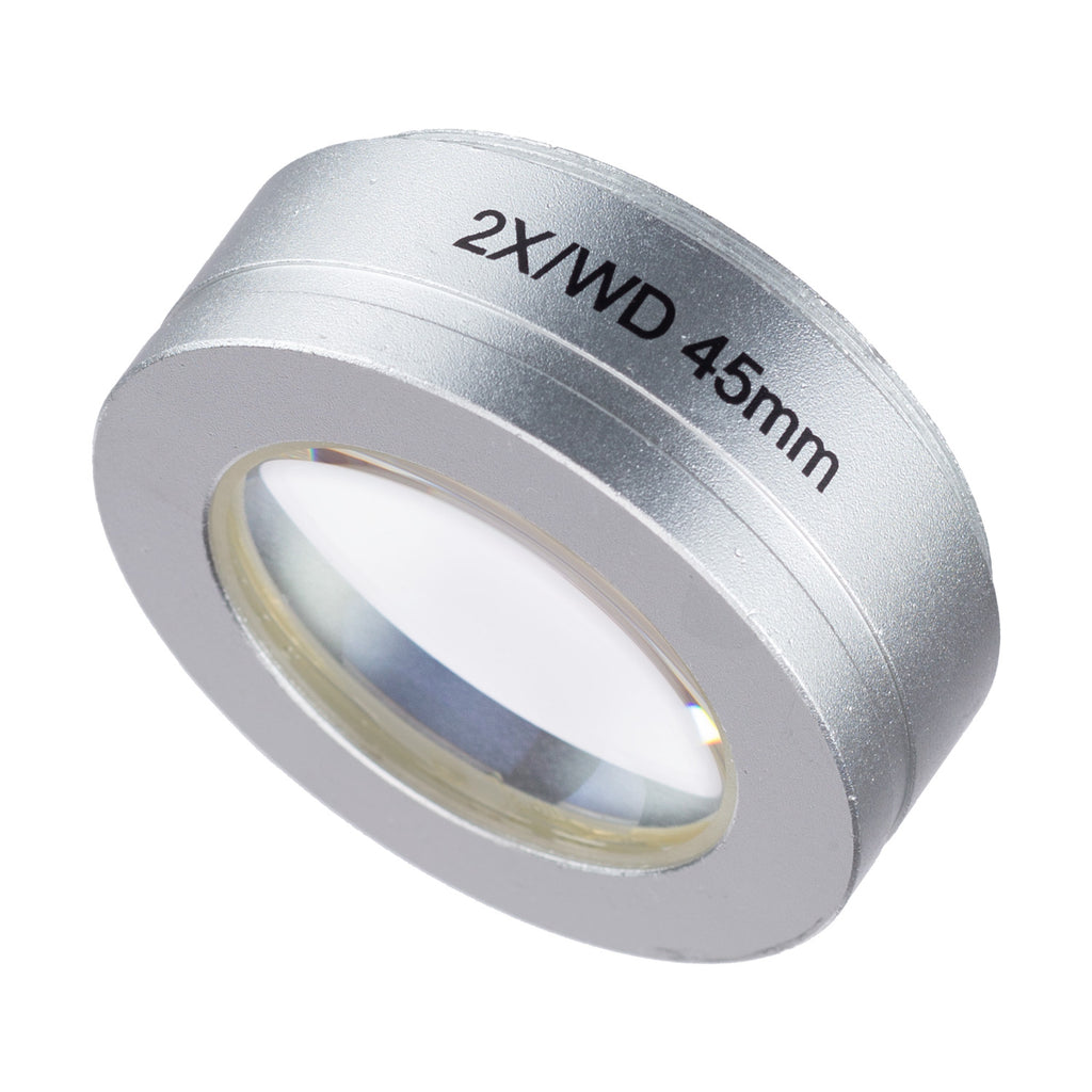 AmScope 2.0X Barlow Lens For SF Series Stereo Microscopes (54mm)