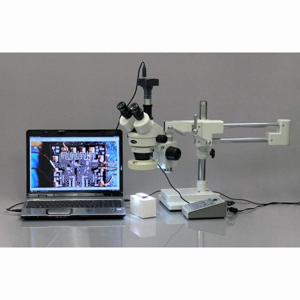 AmScope MU1803-HS Digital Enabled Camera with Computer Connected USB 3