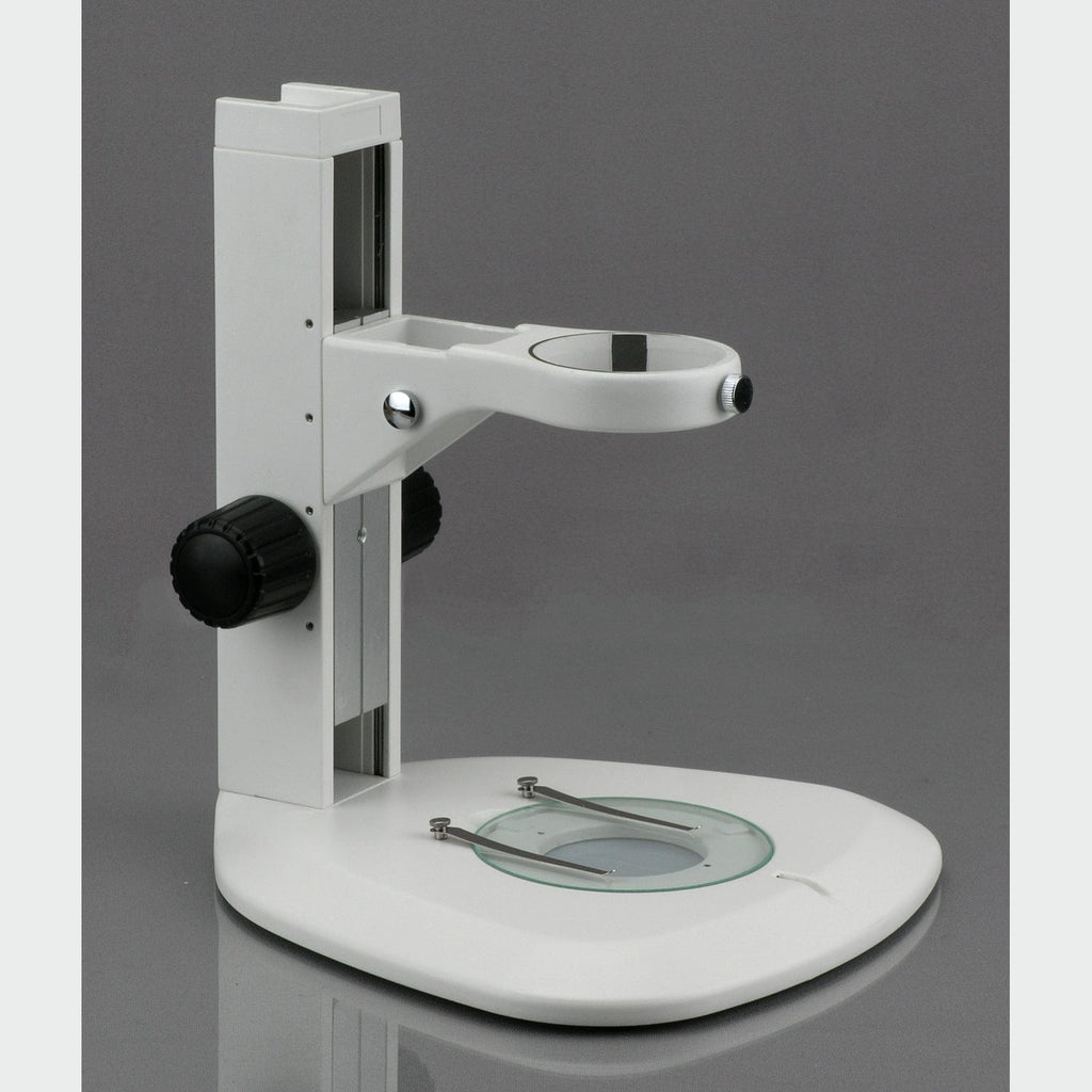 AmScope Large Rounded Microscope Table Stand with Focusing Rack