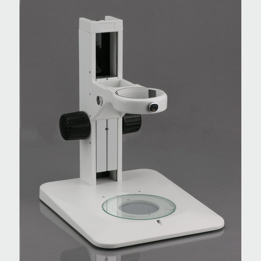 AmScope Large Square Microscope Table Stand with Focusing Rack