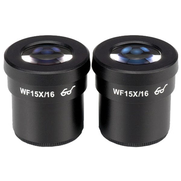 AmScope Extreme Wide Field 15X Eyepieces (30mm)