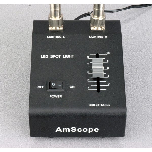 AmScope Powerful 6 Watt LED Dual Gooseneck UV-365 Light Illuminator