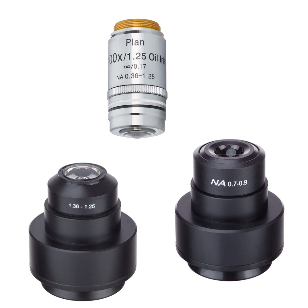 AmScope Darkfield Condenser and Objective Set for 670 Series Compound