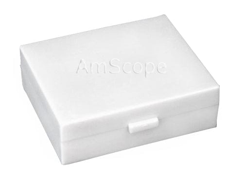 AmScope 50pc Prepared Human Pathology Glass Microscope Slides in Plast