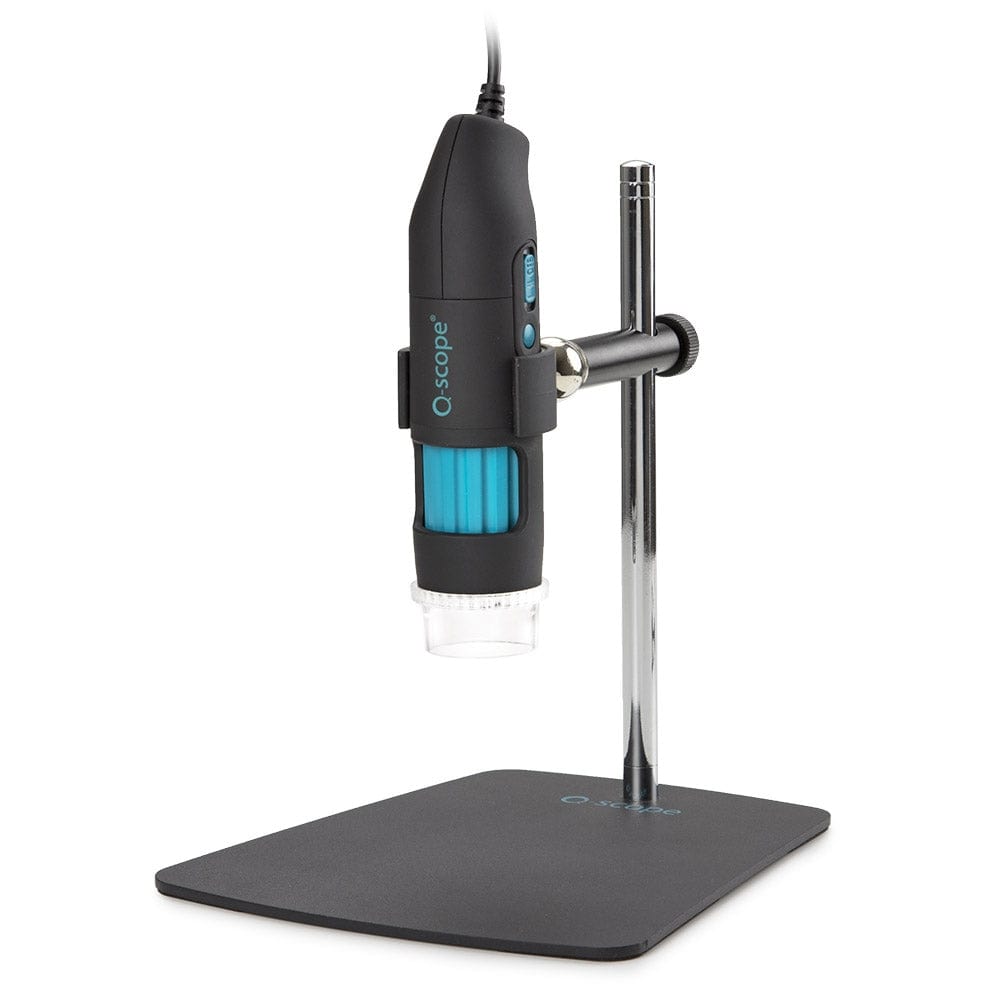 Q-Scope By AmScope 2.0MP USB Handheld Digital Microscope 10X-50X, 200X