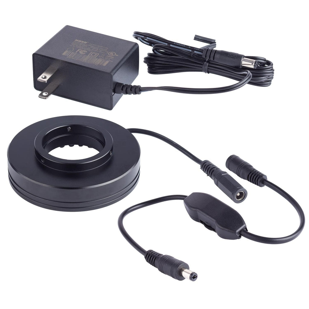 AmScope 60-LED Ring Light for Single-Lens Microscopes