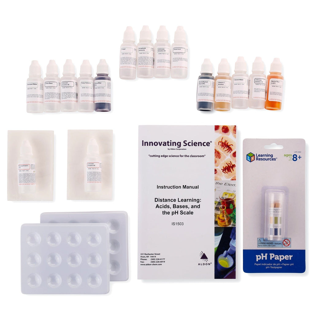 AmScope Kid's Innovating Science Acids and Bases pH Scale Science Kit