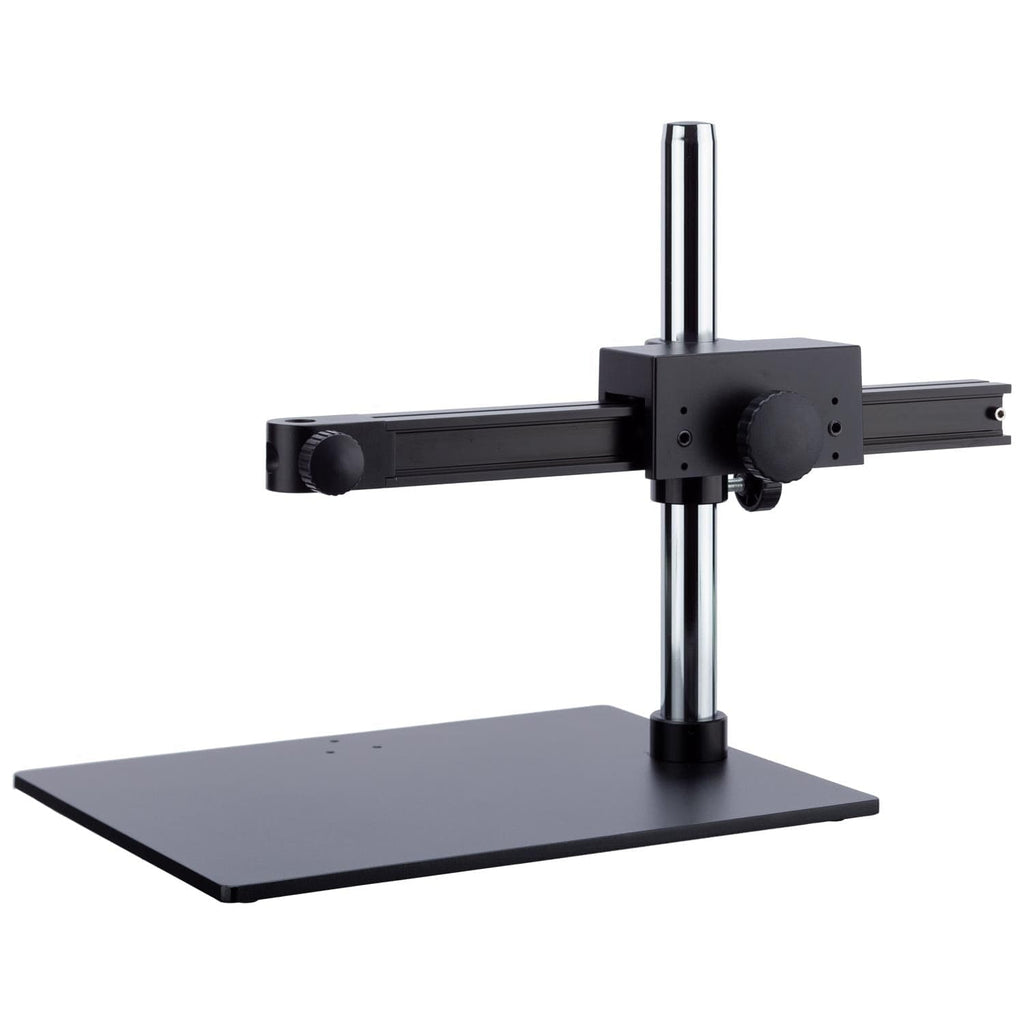 AmScope Single Arm Boom Stand for Stereo Microscopes - Square Arm, Pin