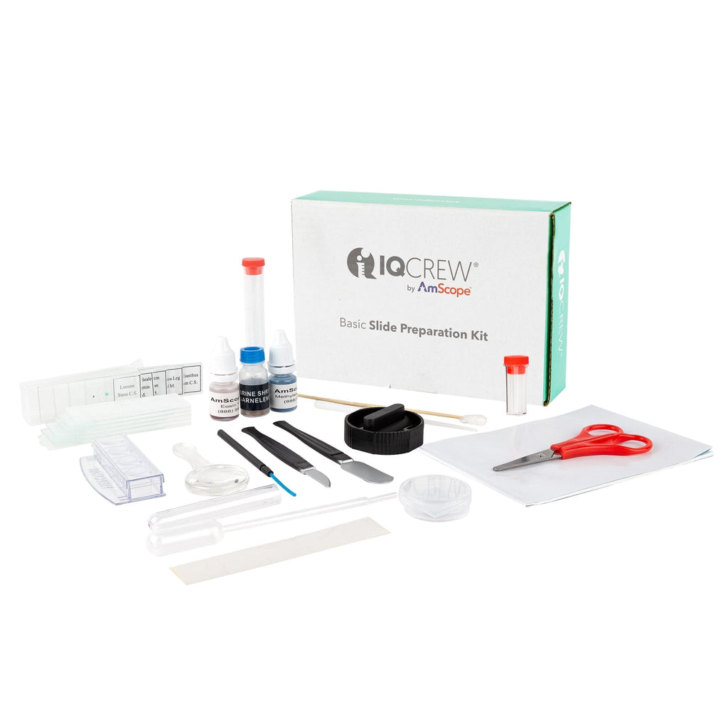 AmScope 35-Piece Essential Microscope Specimen Toolkit