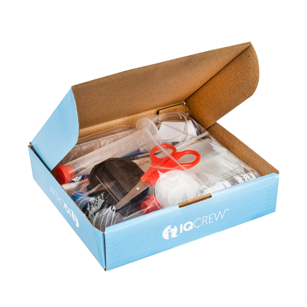 AmScope Outlet 40-Piece Deluxe Microscope Slide Kit with Stains and Sh