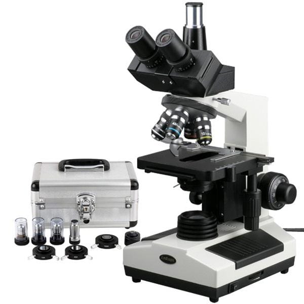 AmScope T390 Series Phase-Contrast Biological Trinocular Compound Micr