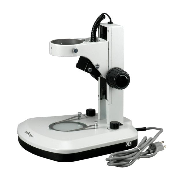 AmScope New Microscope Table Rack Stand with Top & Bottom LED Lights