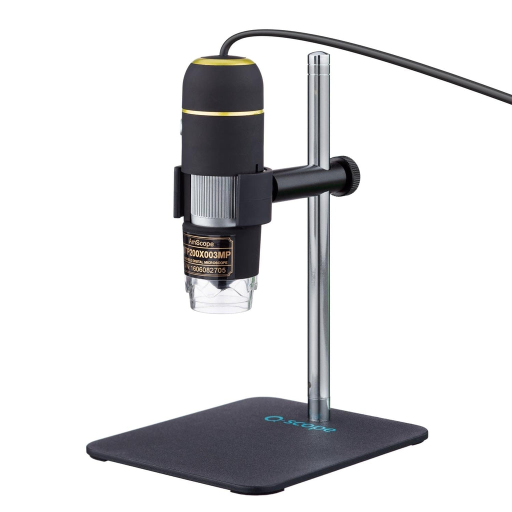 AmScope UTP Series 0.3MP USB Handheld Digital Microscope 10X-200X Magn