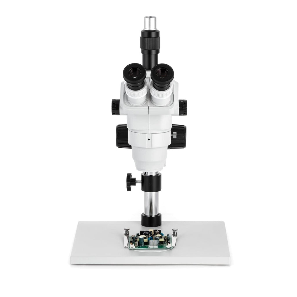 AmScope ZM-1 Series Ultimate Zoom Trinocular Stereo Microscope 3.35X-9
